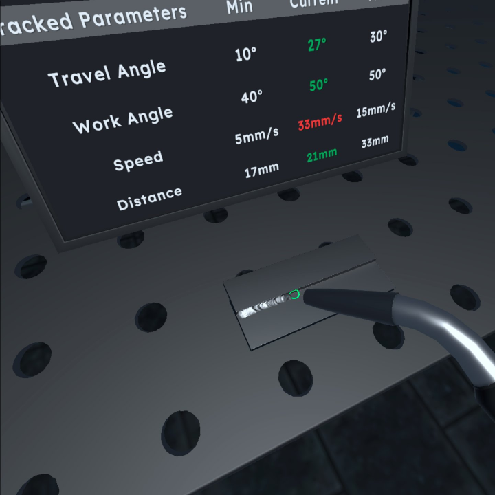 welding simulator beginner mode